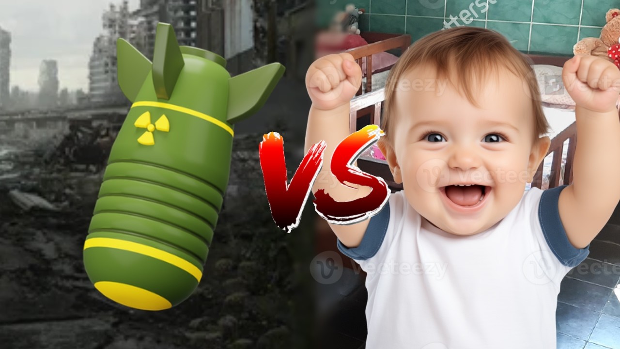Hydrogen Bomb Vs Coughing Baby Epic Rap Battles Of History Animation