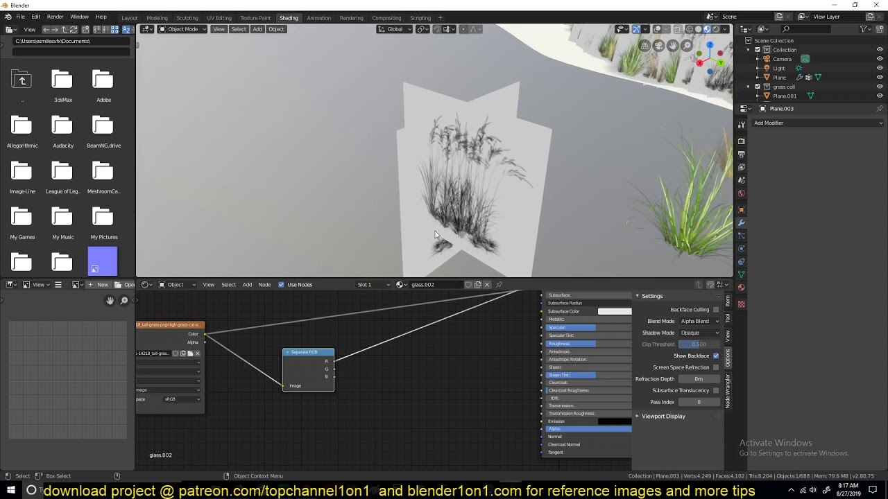 Blender Daily Tip Removing A Background From Any Image Without Alpha