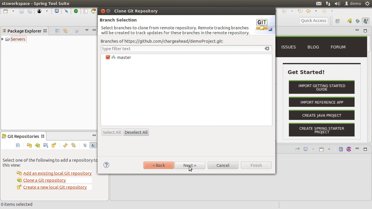 Cloning An Existing Github Repository Using Eclipse Youtube