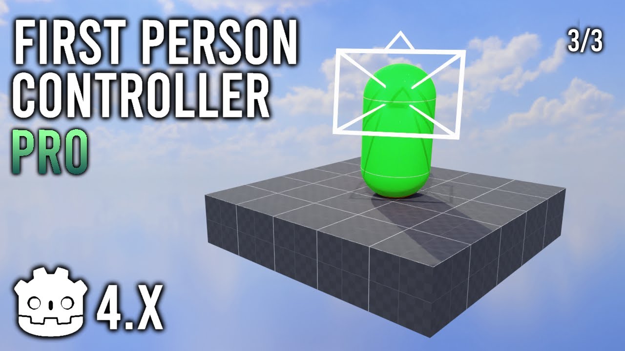 Godot 4 X Ultimate First Person Controller Tutorial Part 3 2023