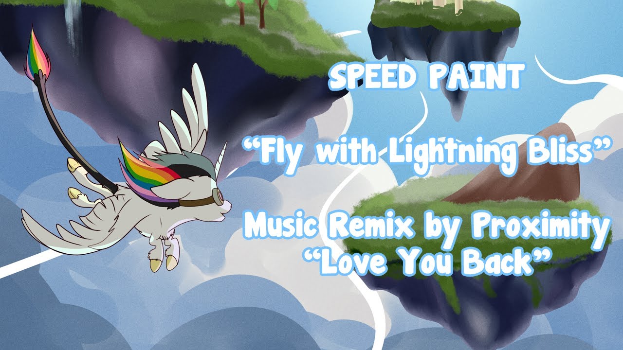 Speed Paint Flight With Lightning Bliss Youtube