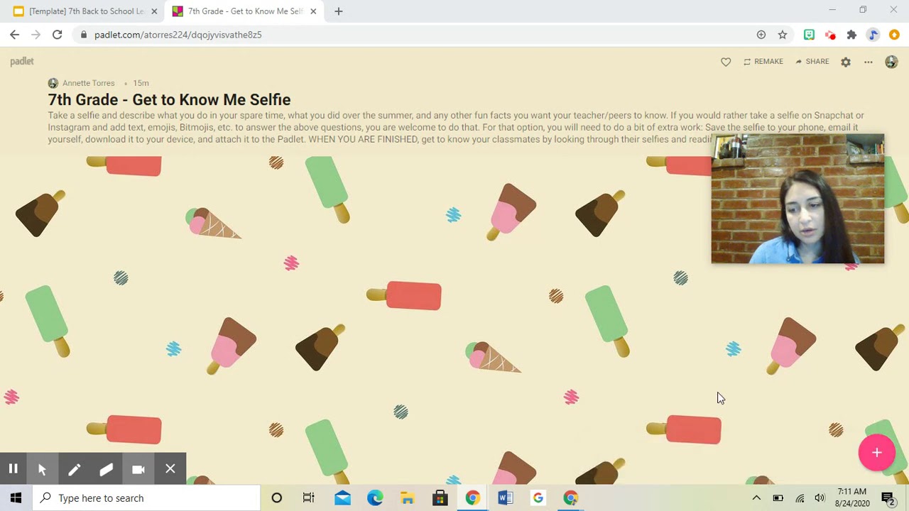 Padlet Selfie How To Youtube