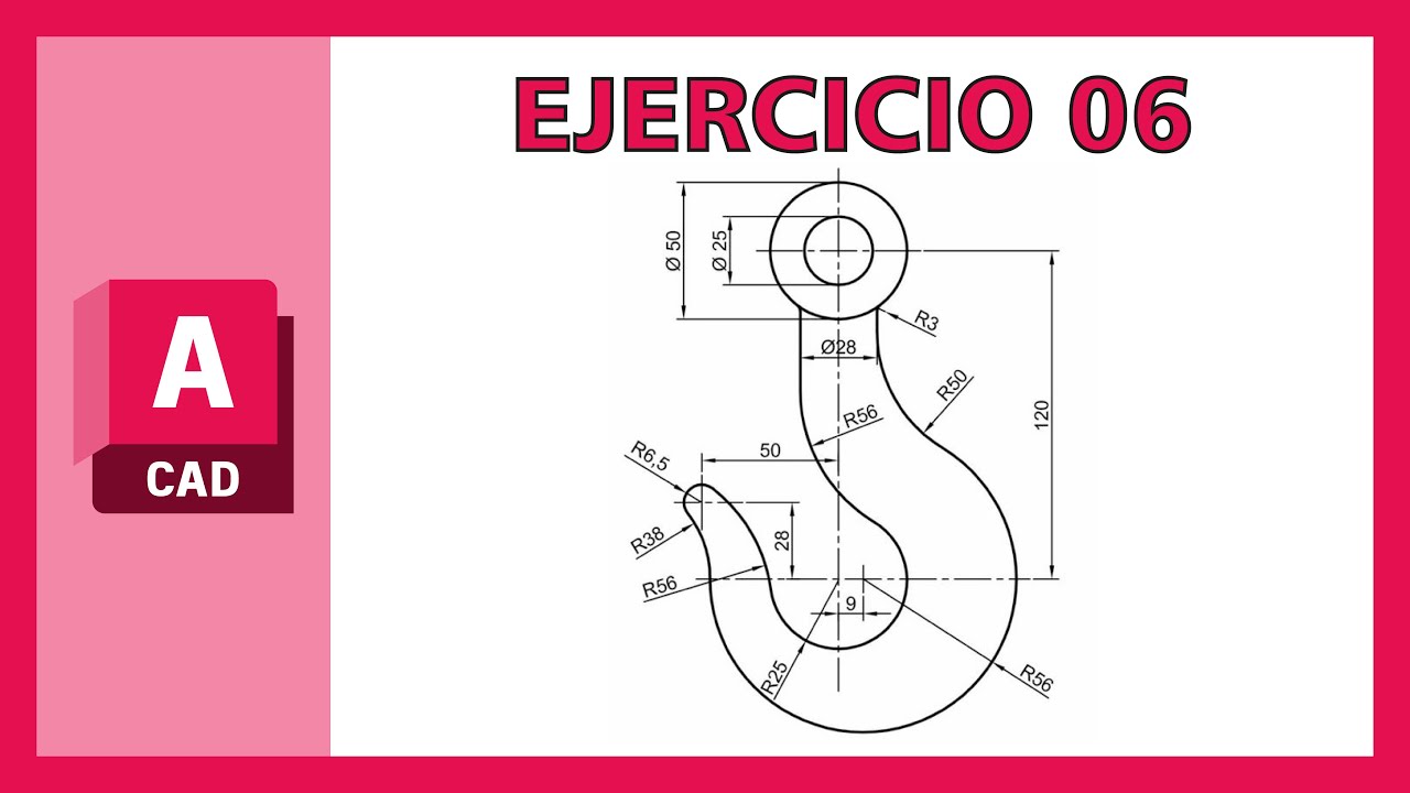 Ejercicio 06 Autocad Youtube