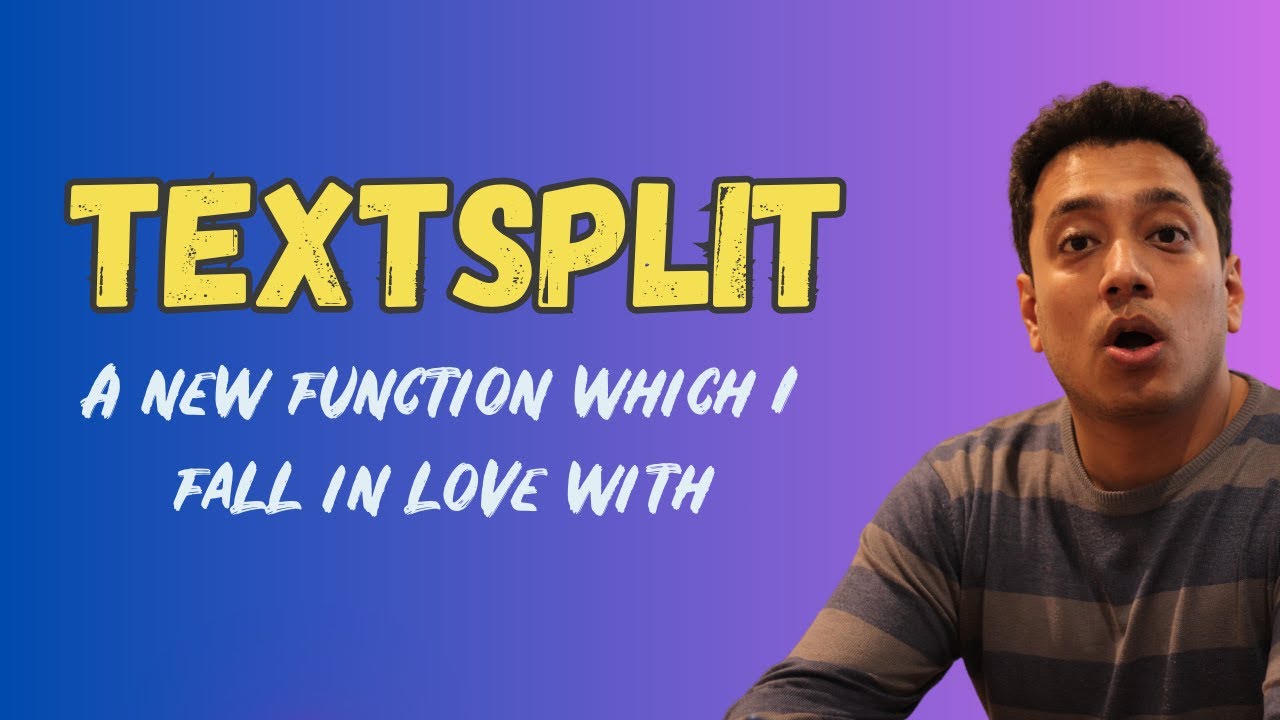 Textsplit A Powerful Function Youtube