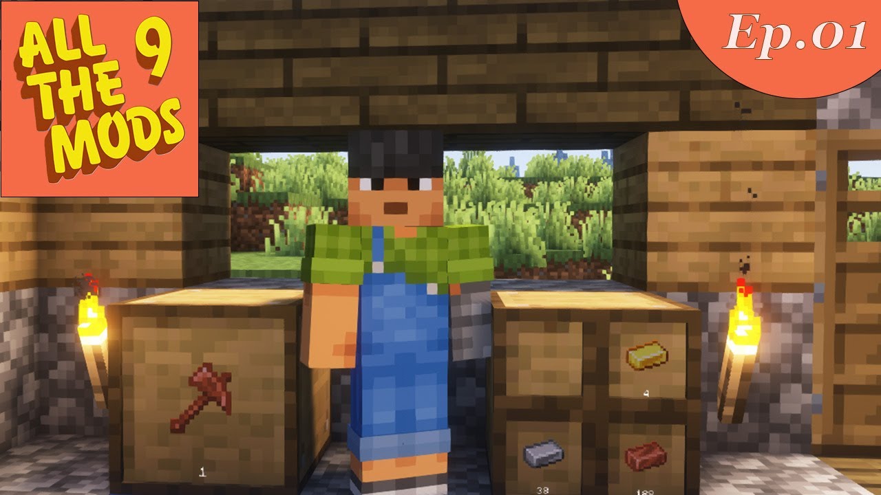 All The Mods 9 Modded Minecraft Ep 01 Lets Start From Basic Youtube