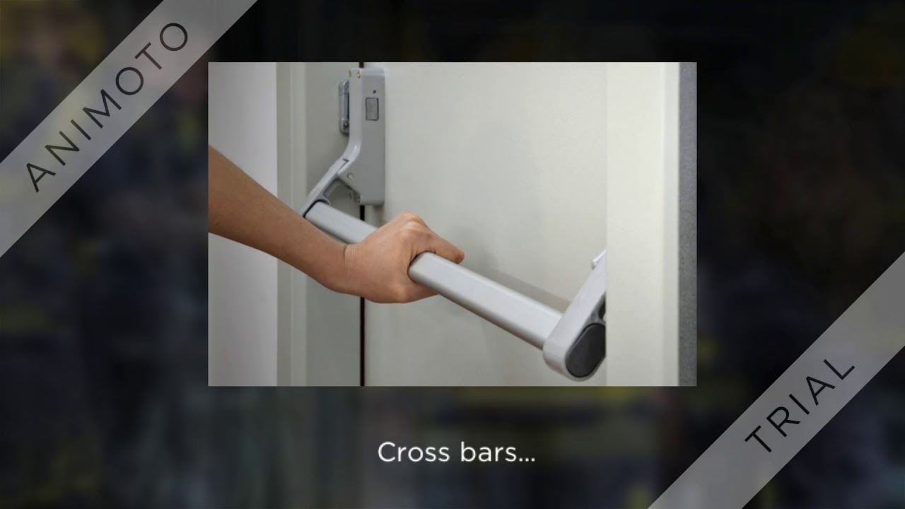 Panic Bar Installation For Commercial Properties Youtube