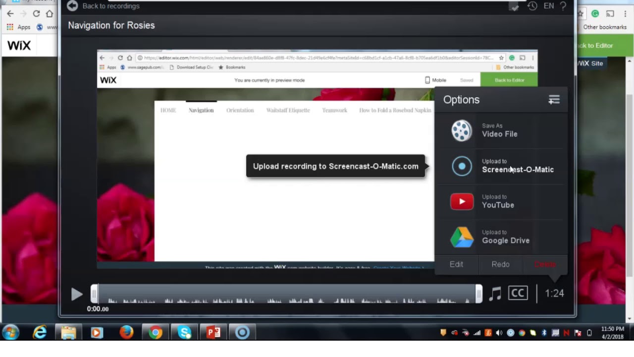 Screencastomatic Youtube