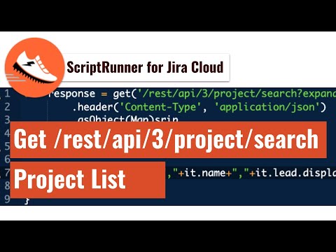Scriptrunner For Jira Cloud Get Project List Youtube