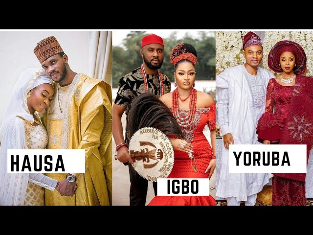Yoruba Igbo Hausa Dressing Nigerian Culture Infographics Poster