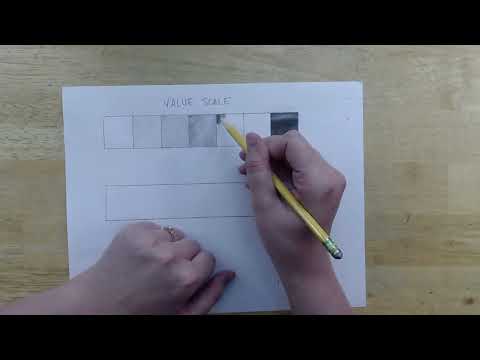 How To Draw A Value Scale And A Gradient Scale Youtube