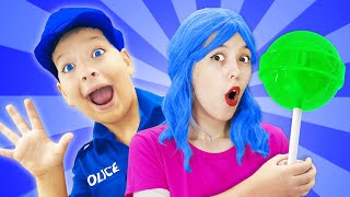 Bad Grey Wolf Give My Lollipop Policeboy Song Collection Kids Songs ...