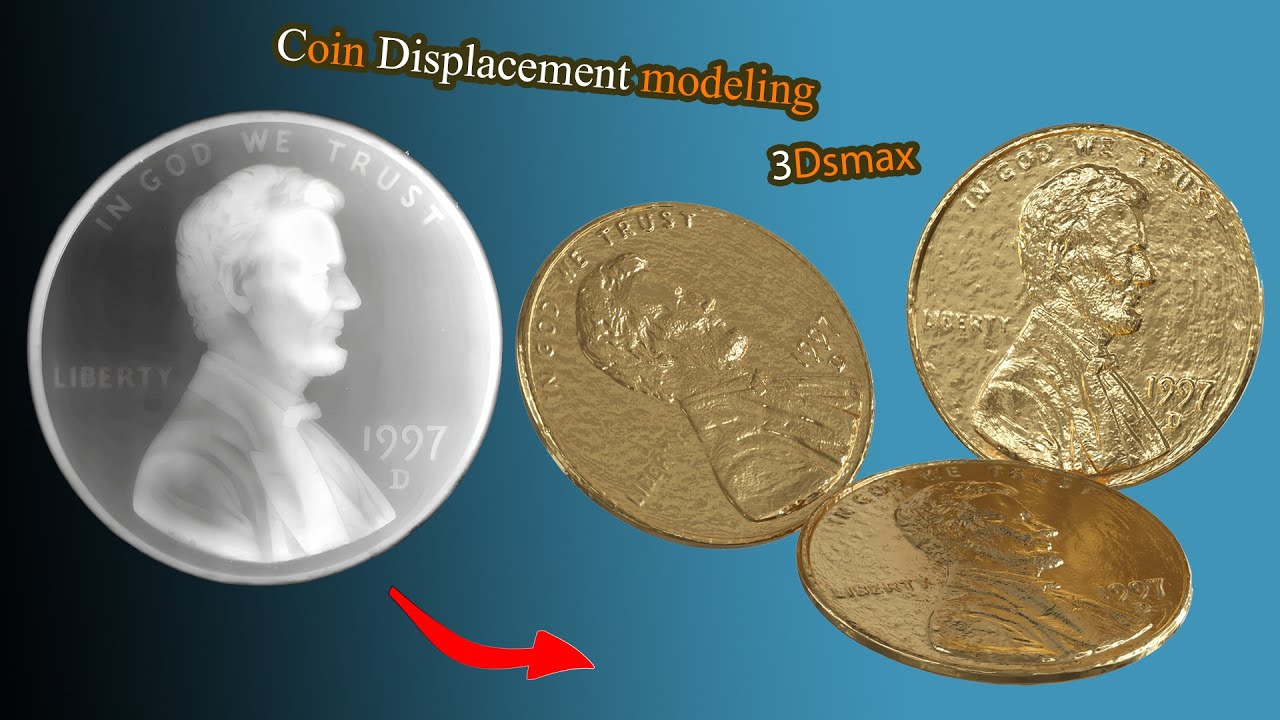 Coin Modeling In 3dsmax Displacement Youtube