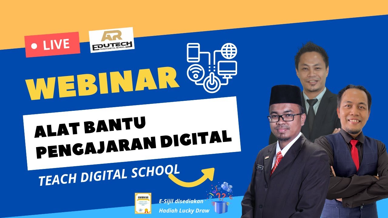 Webinar Teach Digital School Alat Bantu Pengajaran Digital Youtube