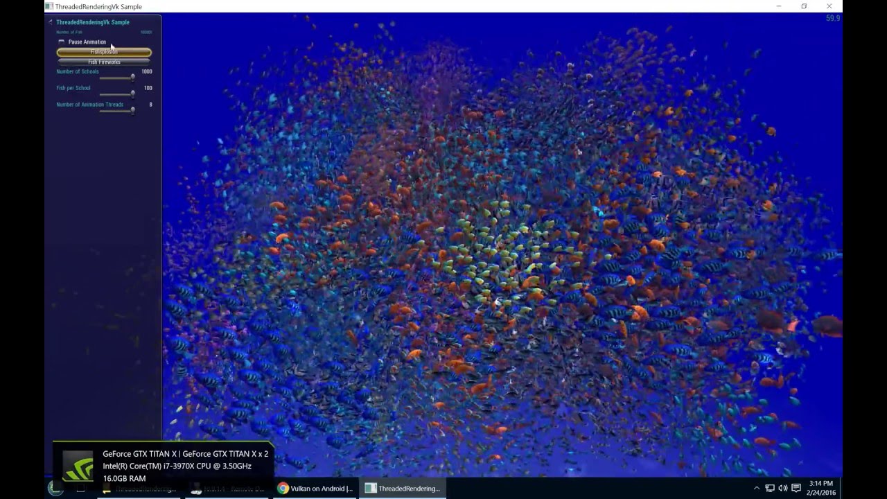 Nvidia Vulkan Api Threaded Rendering Youtube