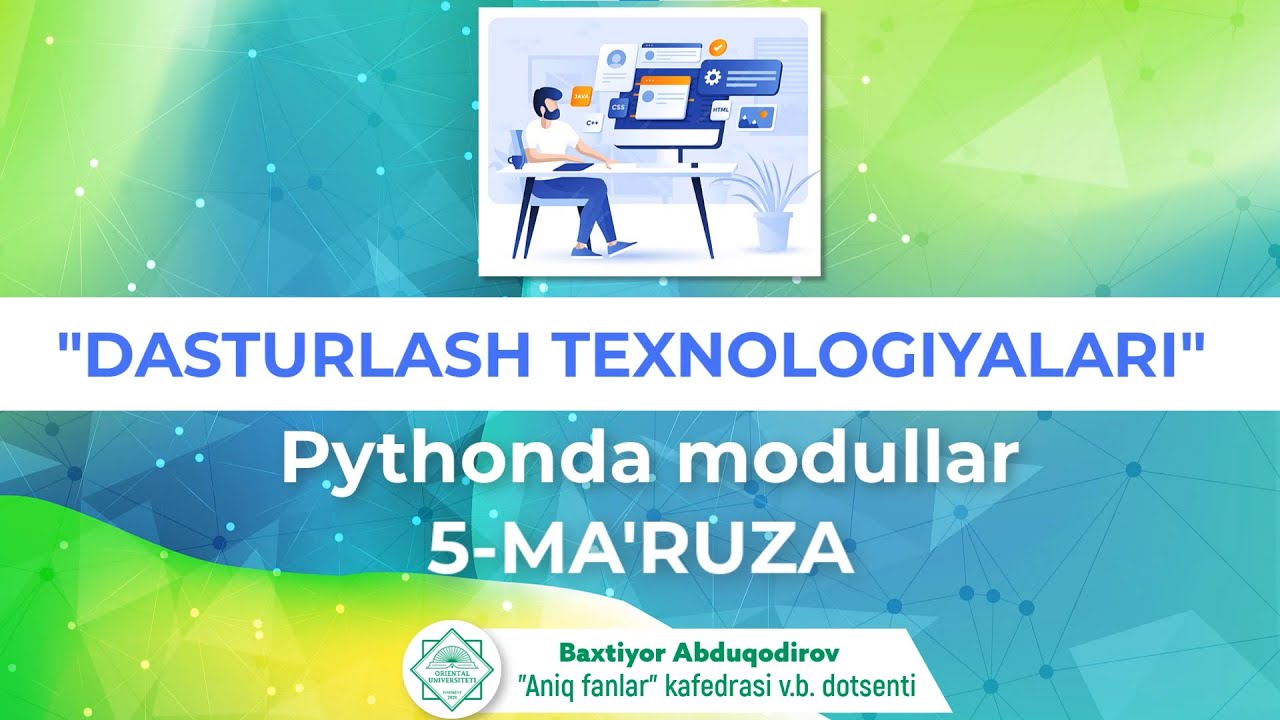 Pythonda Modullar Youtube
