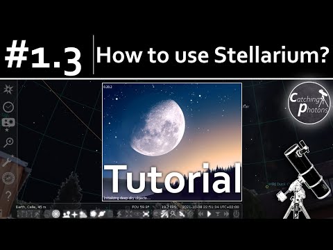 Astro Tutorial 1 3 Using Stellarium Youtube