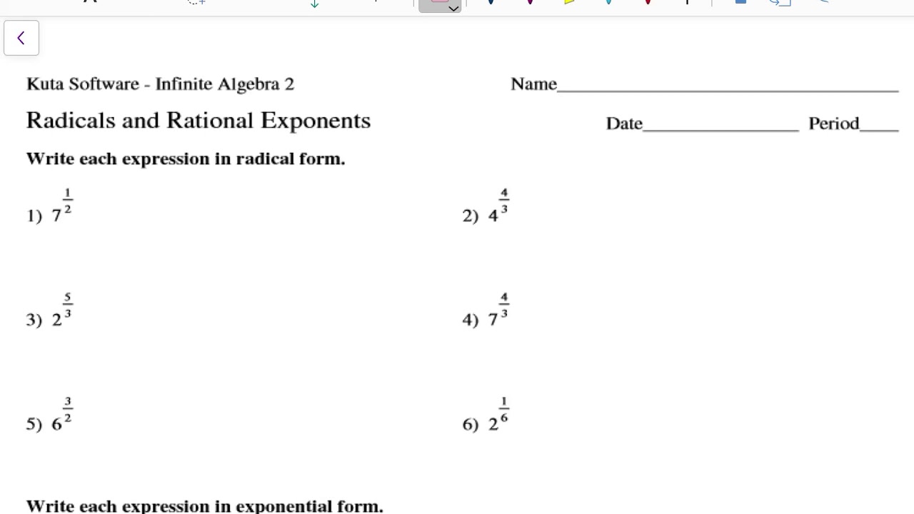 Simplifying Radicals Worksheet Algebra 21 Proworksheet