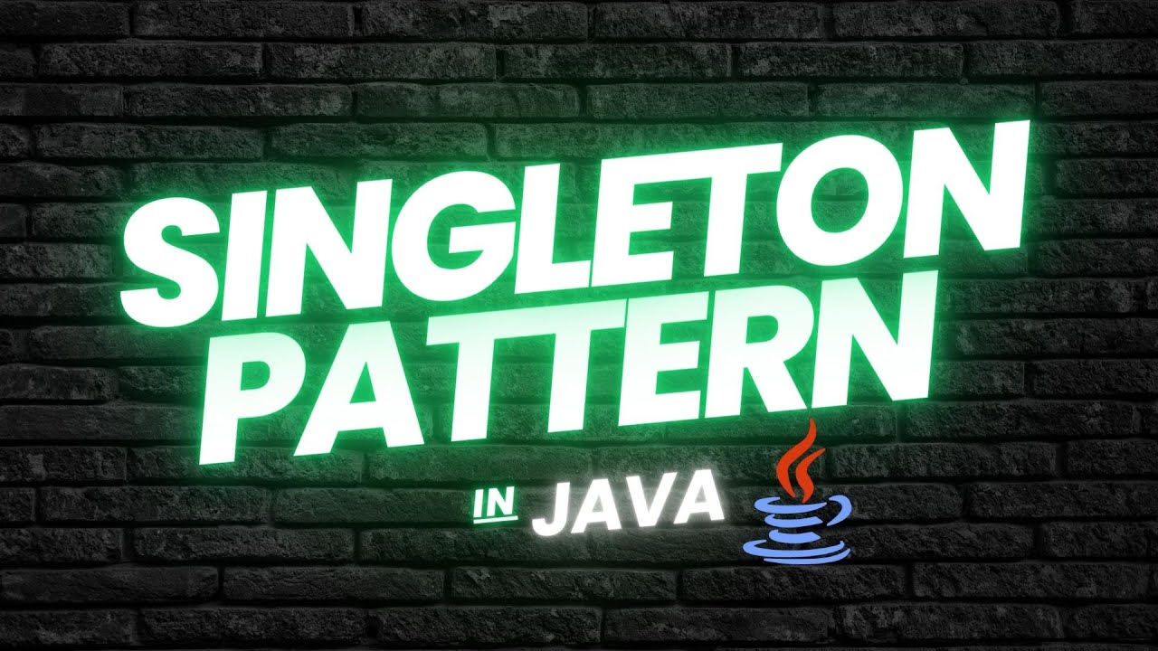 Singleton Pattern In Java Easy Tutorial Youtube