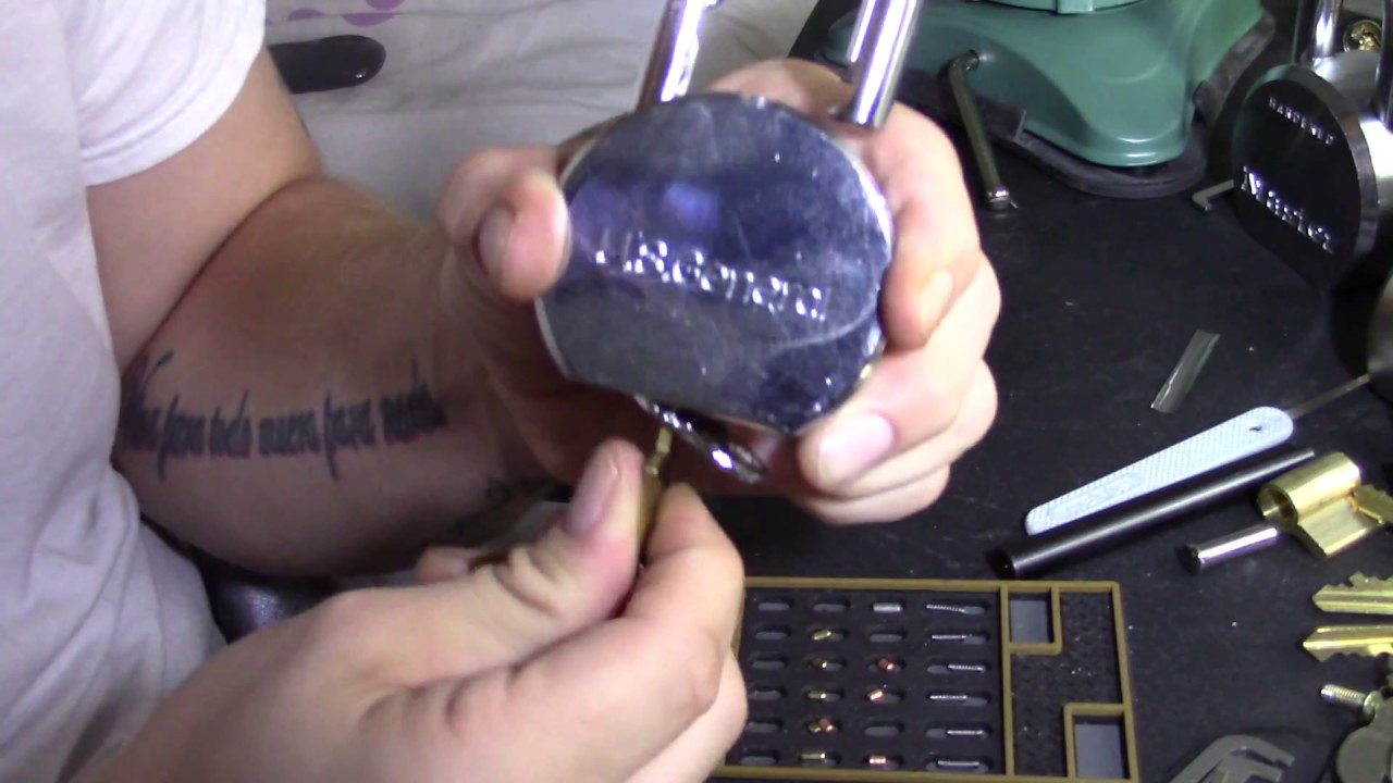 042 U S General Padlock Picked Gutted Youtube