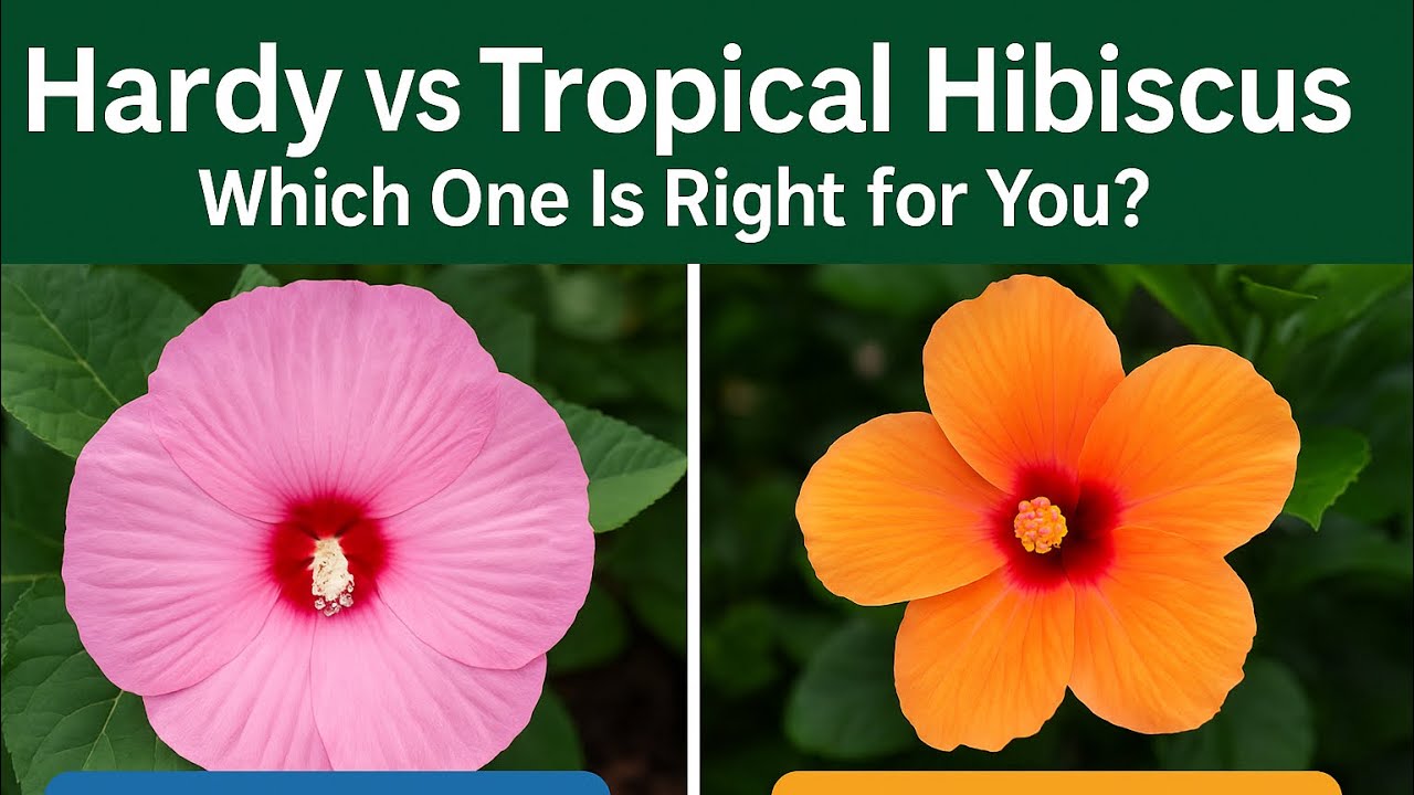 Tropical Vs Hardy Hibiscus Which One Is Right For You Youtube