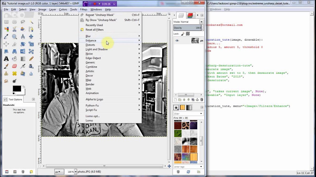 Gimp Scripting Python Fu Automating Workflows Coding A Complete Plug