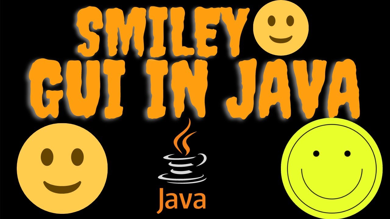 How To Create Smileyёяшд Face Using Java Java Gui Youtube