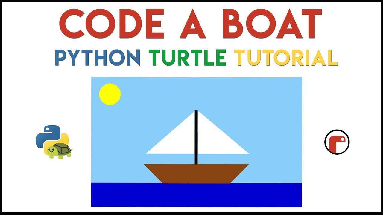 How To Draw Boat In Python Turtle Ii Python Me Boat Kaise Banaye
