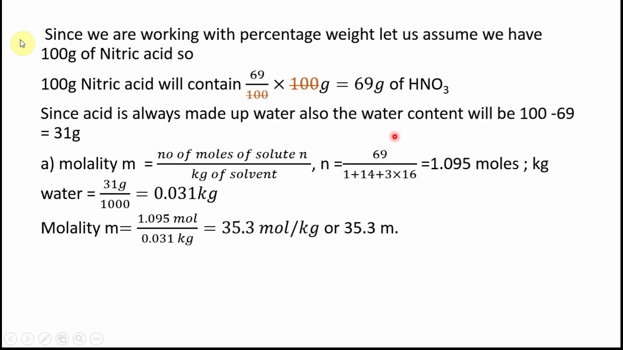 How To Calculate Molality Using Molarity And Density Free Worksheets