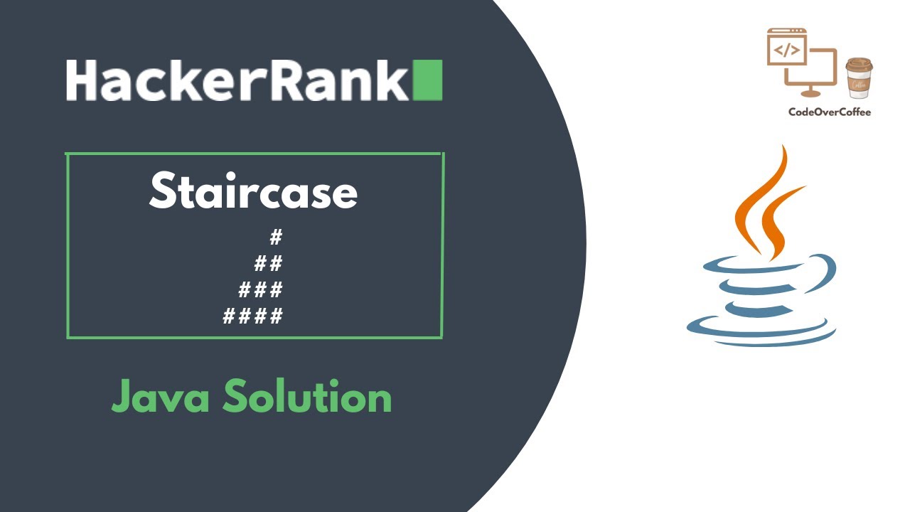 Staircase Hackerrank Java Solution Hackerrank Java
