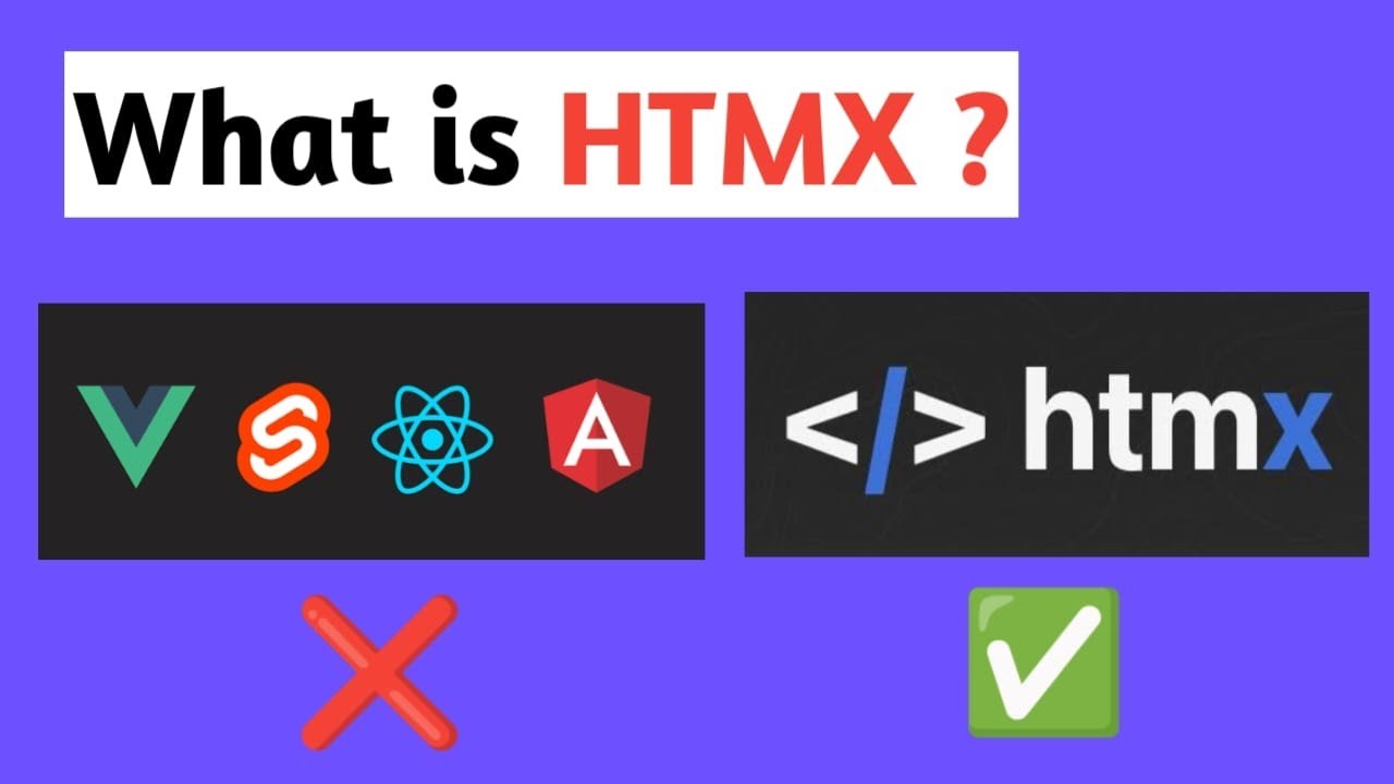 Htmx In 100 Seconds Htmx Tutorial Youtube