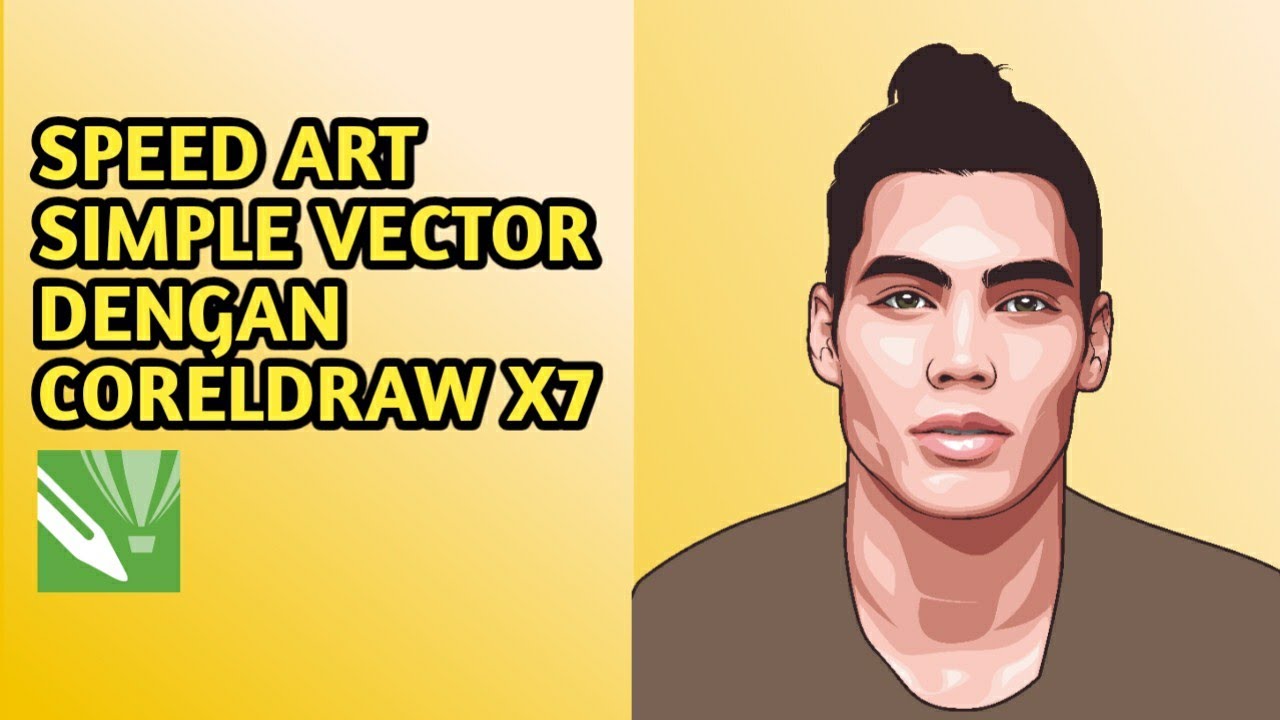 Speedart Simple Vector Coreldraw X7 Youtube