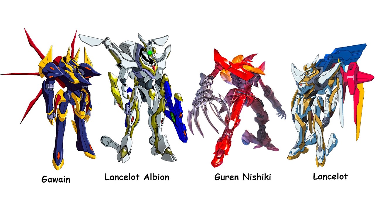 Code Geass Knightmare Frames Models