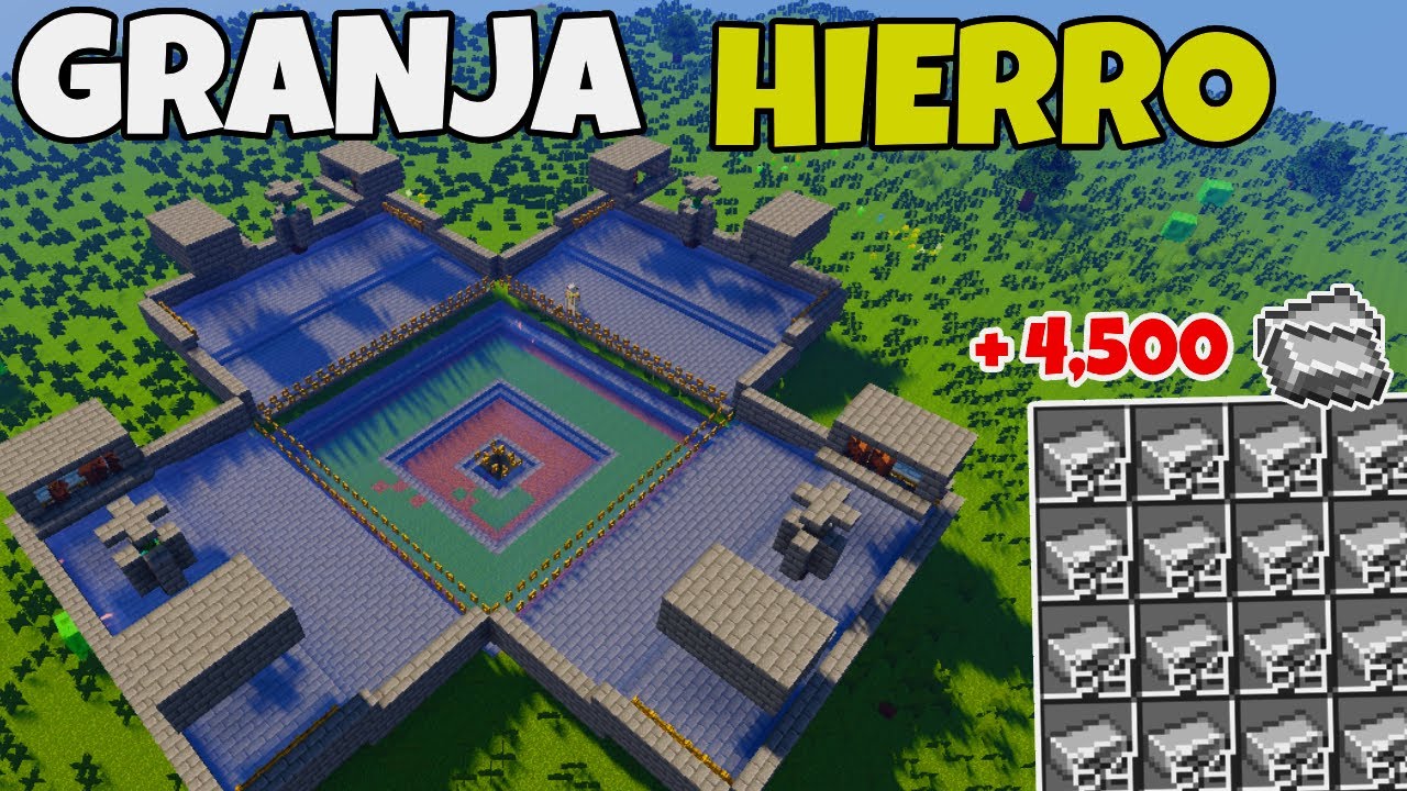 La Mejor Granja De Hierro Para Minecraft Java 1 21 Youtube
