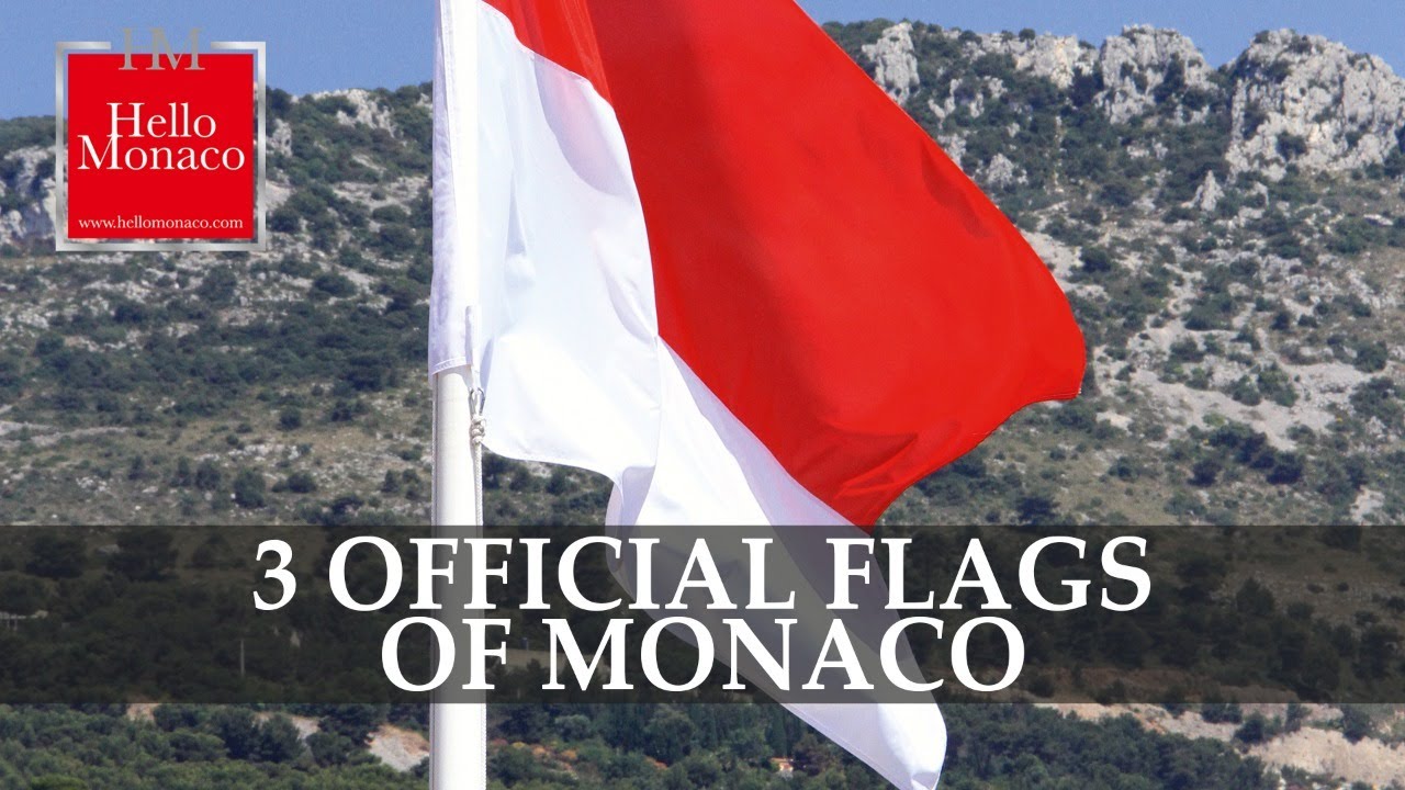 3 Official Flags Of Monaco Youtube
