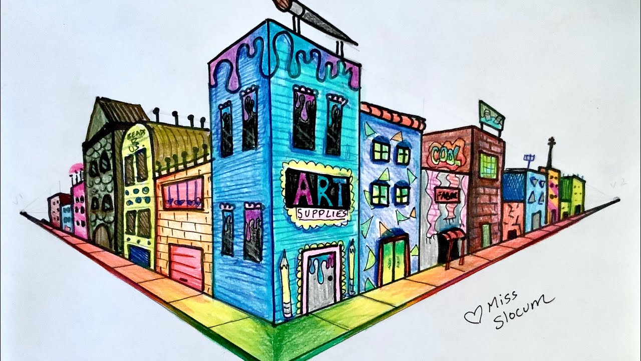 Two Point Perspective Art Projects Infoupdate Org