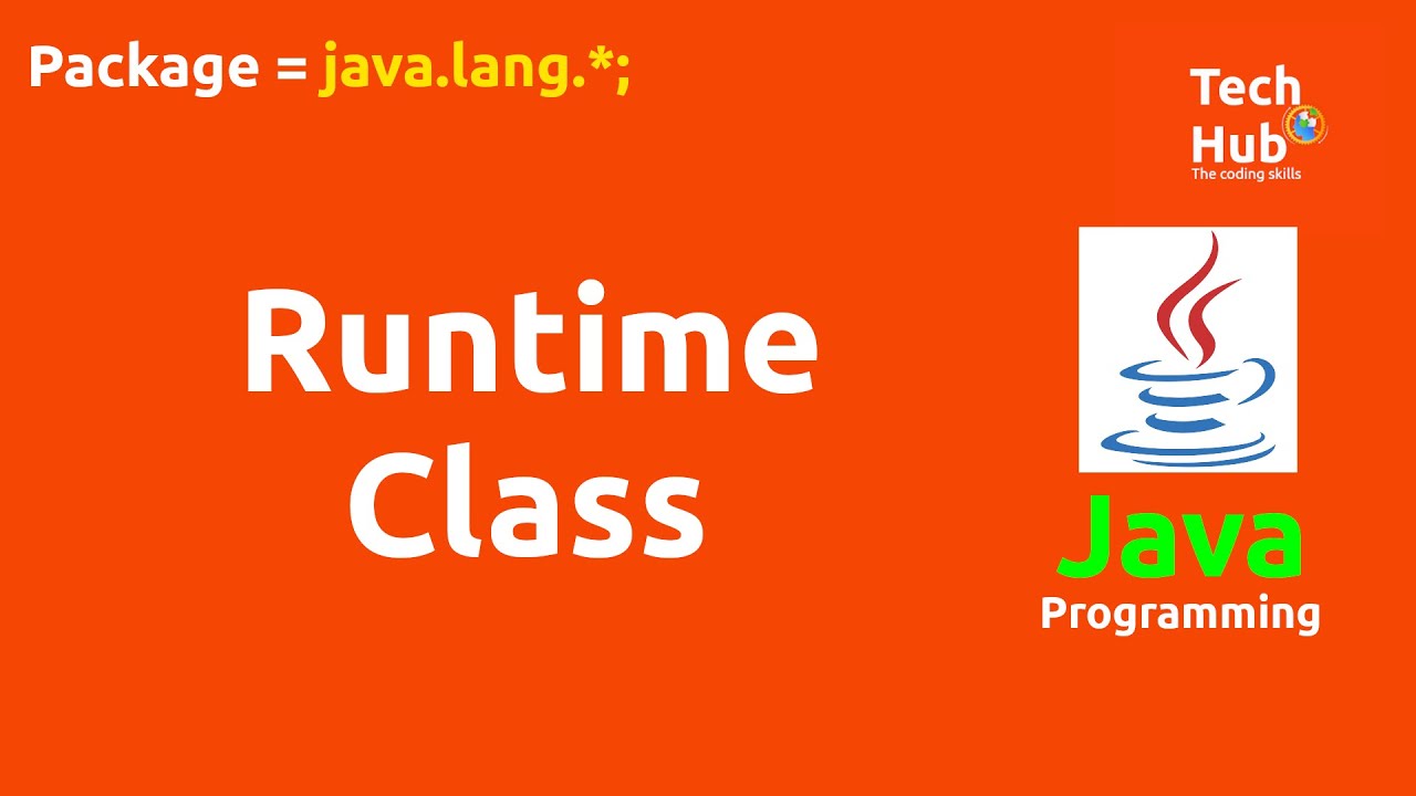 Runtime Class In Java Youtube