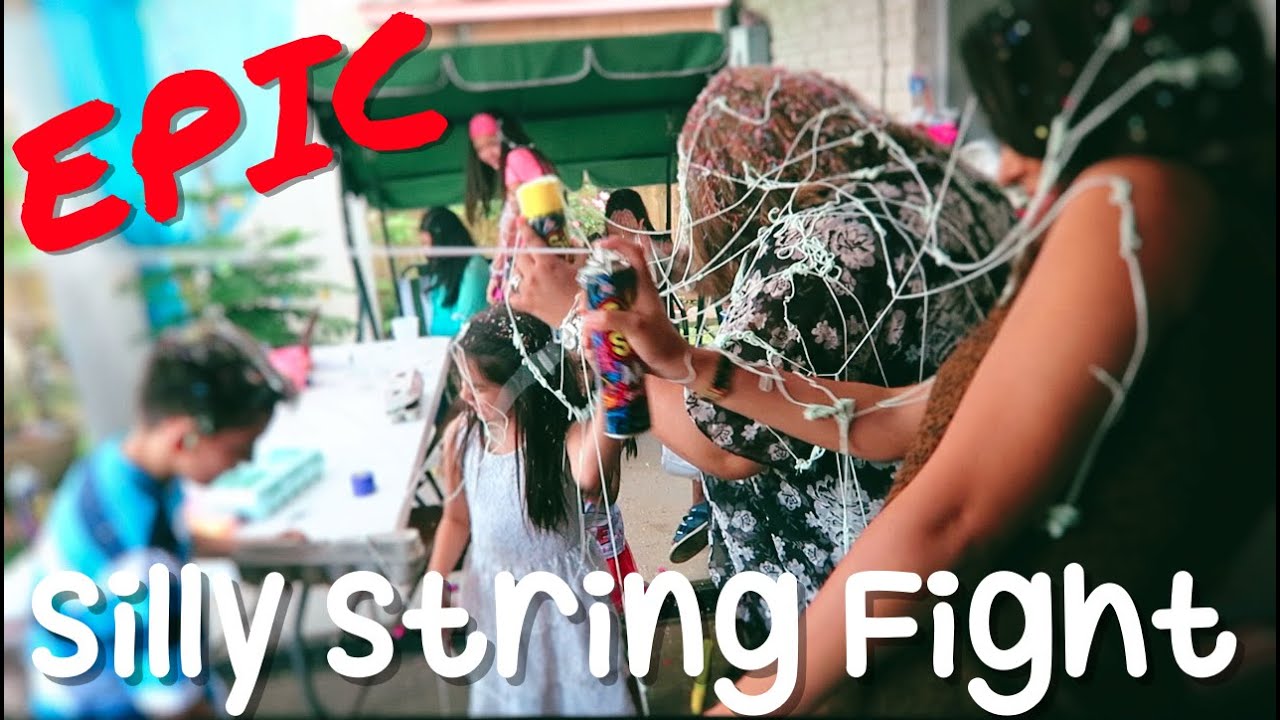 Epic Silly String And Confetti Fight On Easter 2016 Vlog 125 Youtube