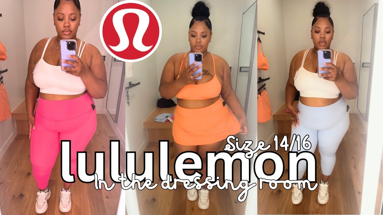 Lululemon Plus Size Curvy Try On Haul In The Dressing Room Size Us