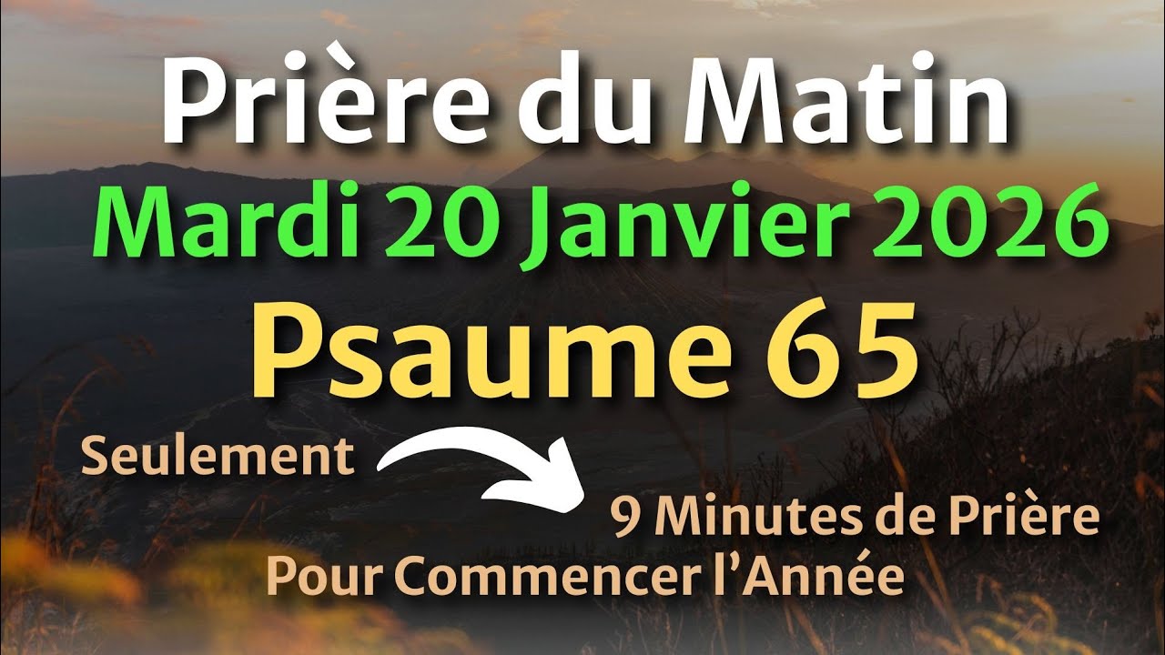 Prière Du Matin Vendredi 02 Janvier 2026 évangile Et Psaume Du Jour