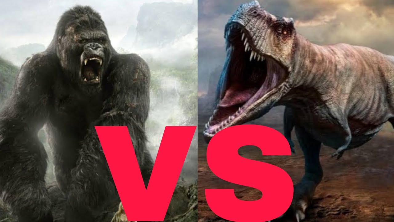 King Kong Vs Trex Animation Youtube