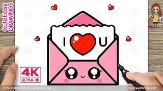 How To Draw A Cute I Love You Dad Card For Father S Day Cute Easy