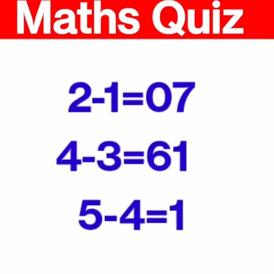 Maths Quiz Test Quick Maths Puzzle Shorts Maths Youtube