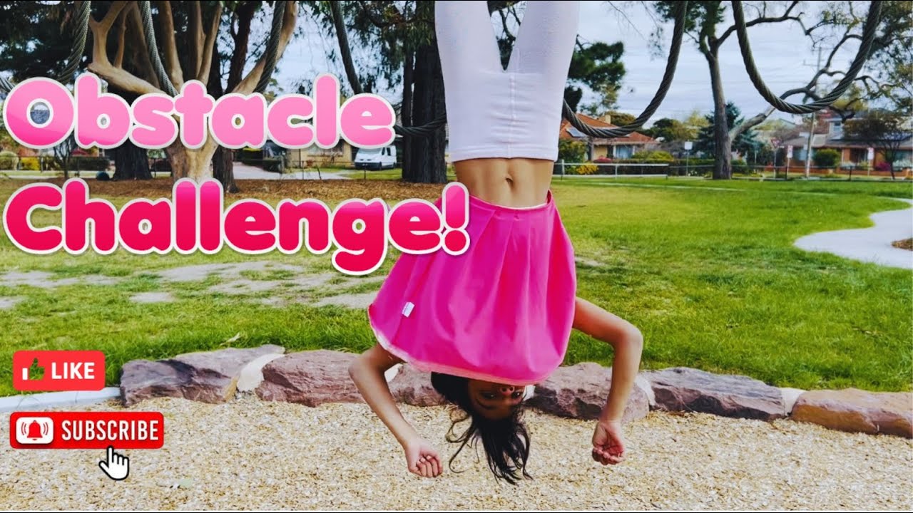 Park Obstacle Course Challenge Youtube