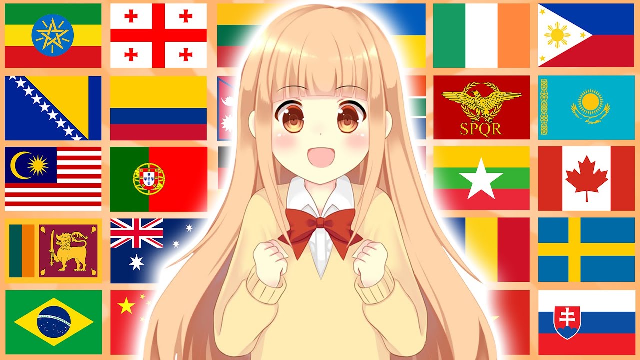 Anime In Different Languages Countries Meme Youtube