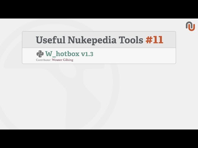 Useful Nukepedia Tools 11 In Nukepedia On Vimeo Daria Kozlova Lead