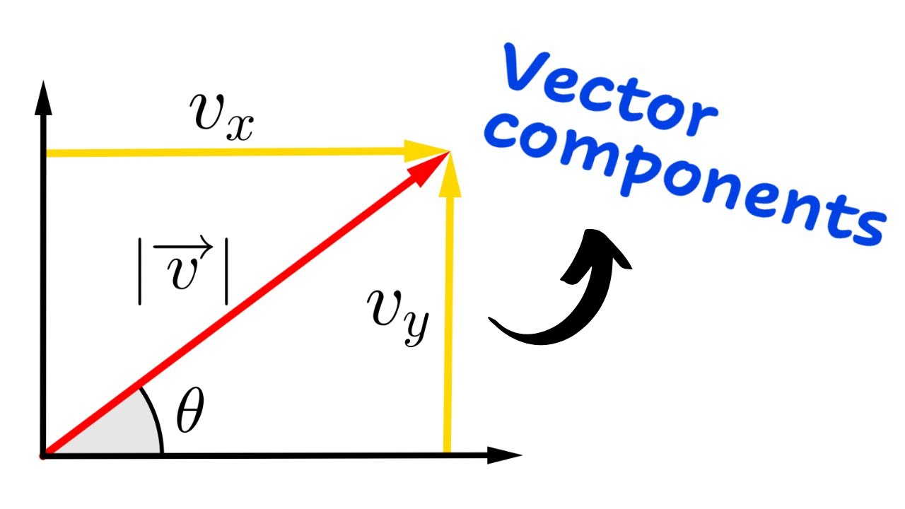Vector Components And Graphic Representations Easily Explained Youtube