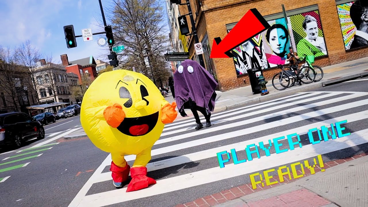 Pac Man In Real Life Prank Youtube