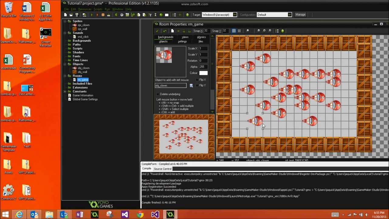 Gamemaker Tutorial Part 1 Youtube