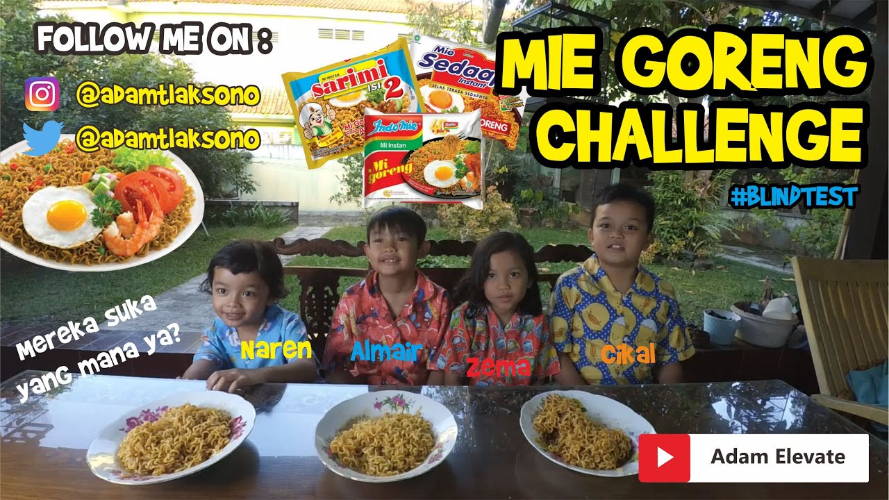 Mie Goreng Challenge Youtube