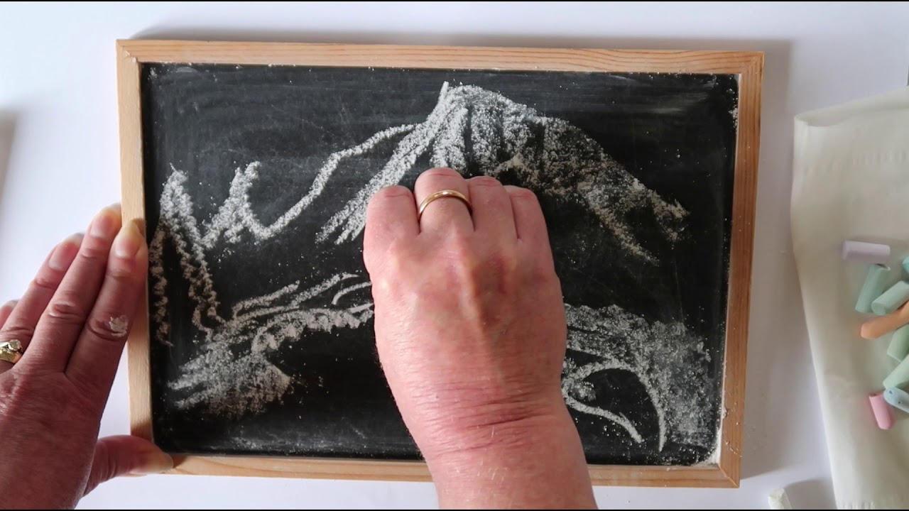 Asmr Chalkboard Drawing No Talking Youtube